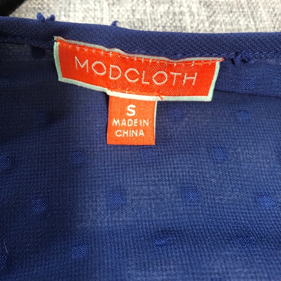 Modcloth | Dresses | Modcloth Navy Blue Dress | Poshmark